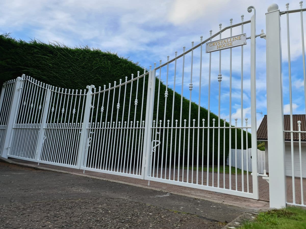 Manual & Electric Bi Folding Metal Gates | Gates Scotland